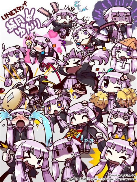 「結月ゆかり Lineスタンプ」企画・制作 Bumpy Factory