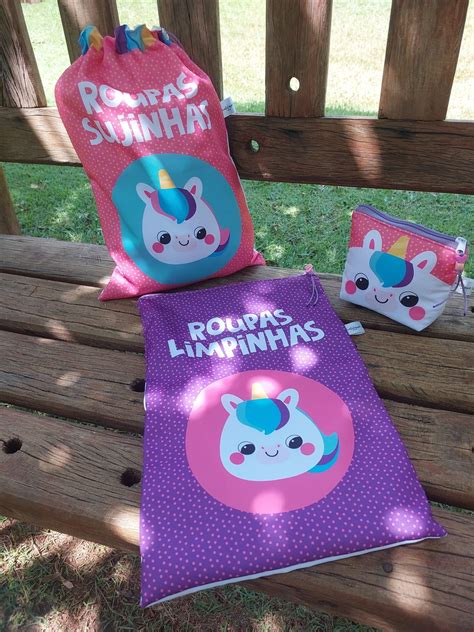 Kit Roupas Sujinhas E Limpinhas Unicórnio Elo7