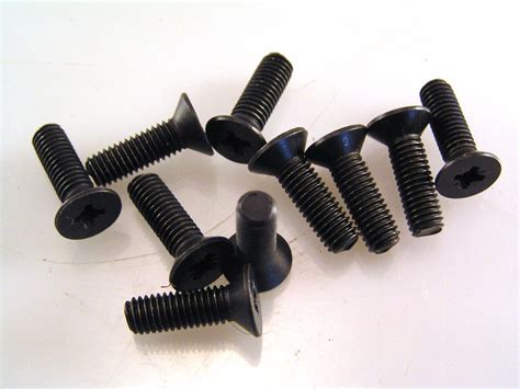M5 Pozi Screw Countersunk 16mm Mild Steel Zbp 16mm 10 Pieces Can37