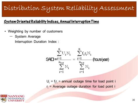 Power System Reliability Assessment Ppt Download