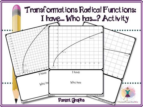 transformations of radical square root functions i have who has