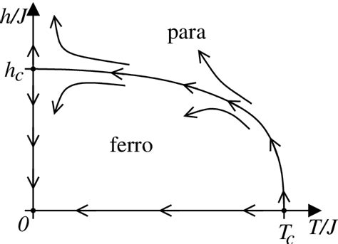 Schematic Phase Diagram And Renormalization Group Flow Of The Rfim