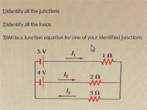 Solved 1identify All The Junctions 2identify All The Loops