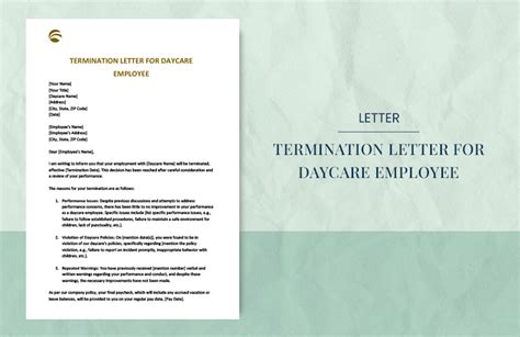 Employee No Call No Show Termination Letter In Word PDF Google Docs