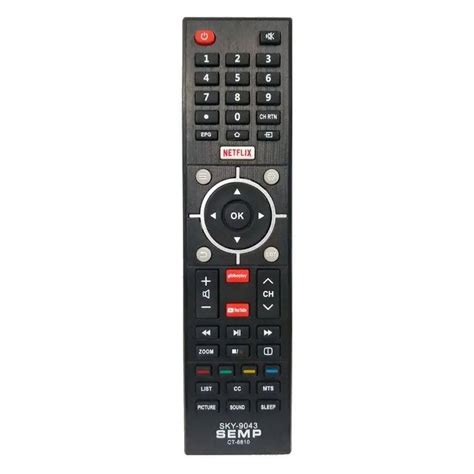 Controle Remoto Tv Smart Semp Toshiba Modelo Rc 802v Extra