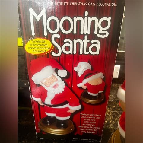 Sunstar Holiday Mooning Santa Display Gag T Watch Video Vintage