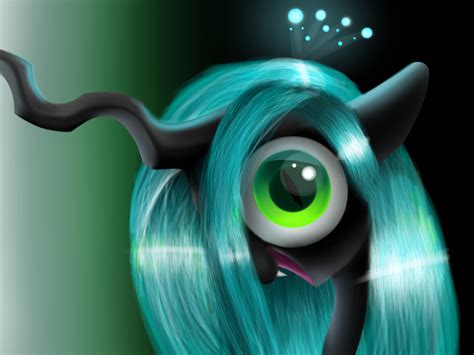 Safe Artist Luminousdazzle Derpibooru Import Queen Chrysalis Changeling
