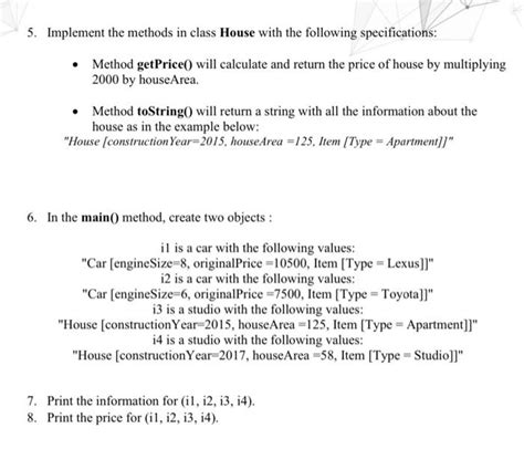 Solved Given The UML Diagram Below Implement The Code In Chegg