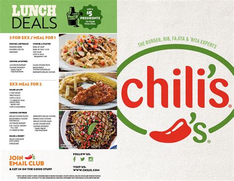 Chili S Menu Images At Helen Phillips Blog