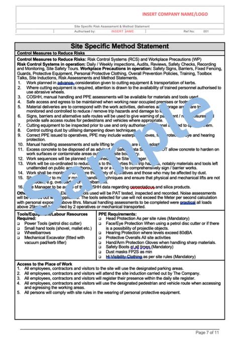 Kerb Laying Risk Assessment Method Statement Seguro Hands