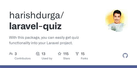 Github Harishdurgalaravel Quiz With This Package You Can Easily
