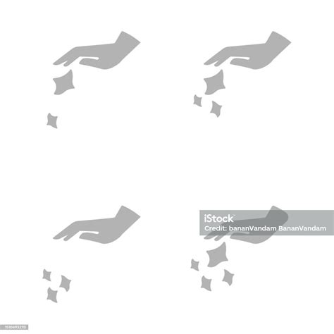 Hand Icon Garbage Littering Vector Illustration向量圖形及更多亂拋垃圾圖片 亂拋垃圾 人