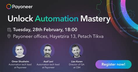 Michael Rakhman On Linkedin Automation Meetup Payoneer