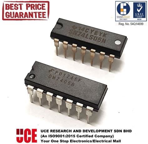 DM7406N SN74LS06N 74LS06 HEX INVERTER BUFFERS DRIVERS
