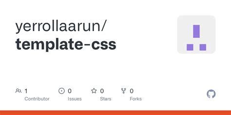 Github Yerrollaaruntemplate Css