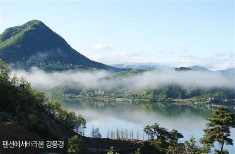 새벽 안개 로맨틱한 강이 흐르는 마을 네이버 블로그