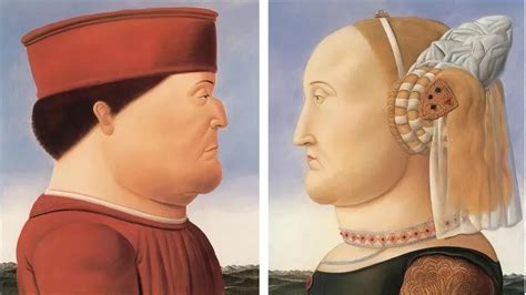 Fernando Botero And His Remakes Of Classic Masterpieces Fernando Botero Arnolfini Portrait