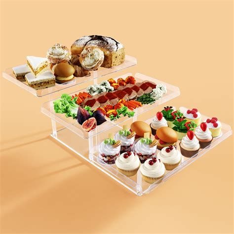 Upgraded Bakzon Dessert Table Display Set Acrylic Cupcake
