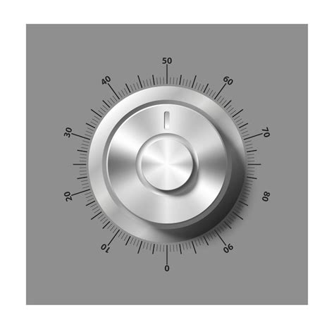 Premium Vector Adjustment Round Dial