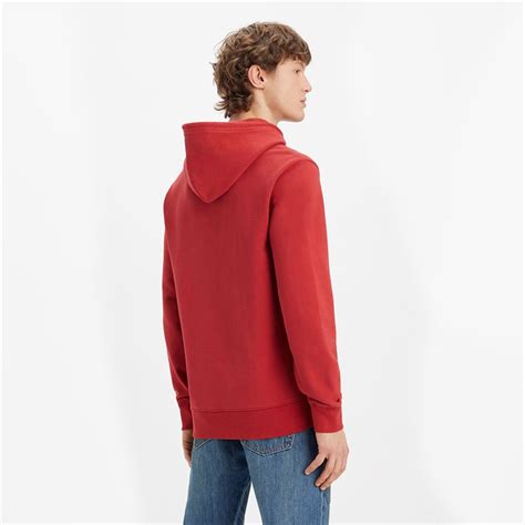Levis Herren Original Hoodie Rhythmisch Rot
