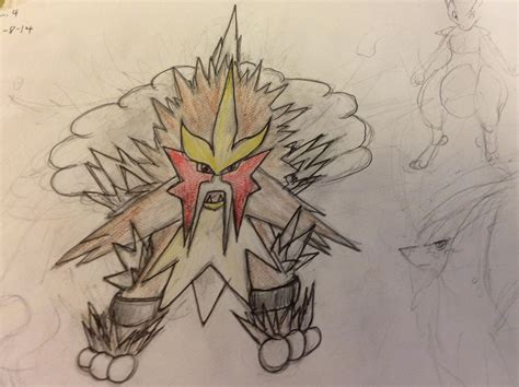 Mega Entei By Azxion On Deviantart