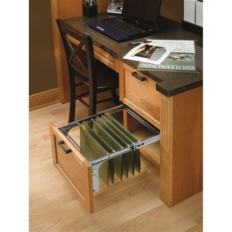 Rev A Shelf Inch Pullout File Drawer System RAS FDSM DM CabinetParts Com