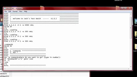 Interactive Batch File Hd Youtube
