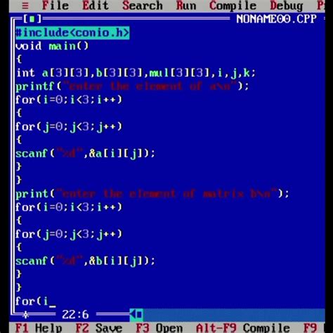 Multiplication Of Two Matrix In C Programming Using Arrayshortvideo Trending C Program Youtube