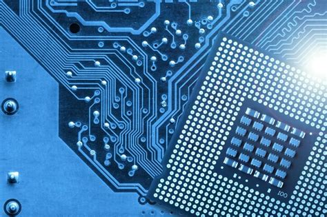 Premium Photo Computer Microchip Electronic Microcircuit Security