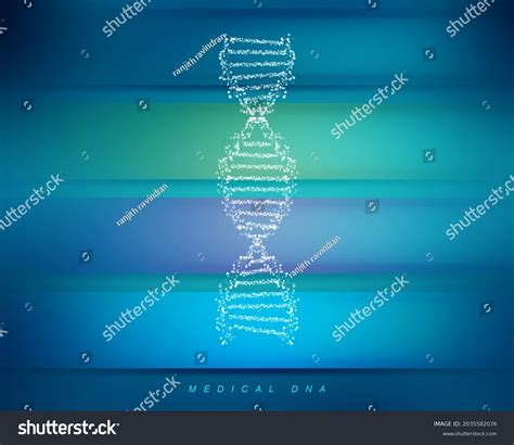 2d Render Dna Structure Abstract Background Stock Illustration 2035582076 Shutterstock