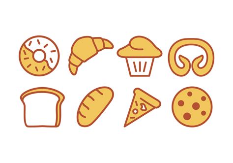 Bake And Bakery Icon Set 164291 Vector Art At Vecteezy