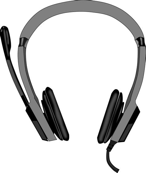 Headset Head Set Headphones Free Vector Graphic On Pixabay
