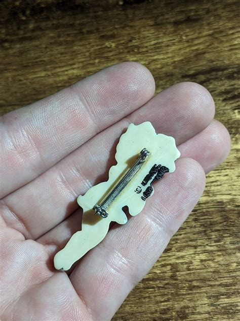 Betty Boop Rare Lisa Frank Vintage Brooch Pin Handpa Gem