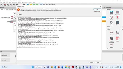 Errors With Syncing Psychopy To Pavlovia Online Experiments Psychopy