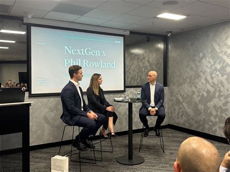 John Nucifora On Linkedin The Queensland Cbre Next Gen Team Had The Honour Of Hosting Phil Rowland