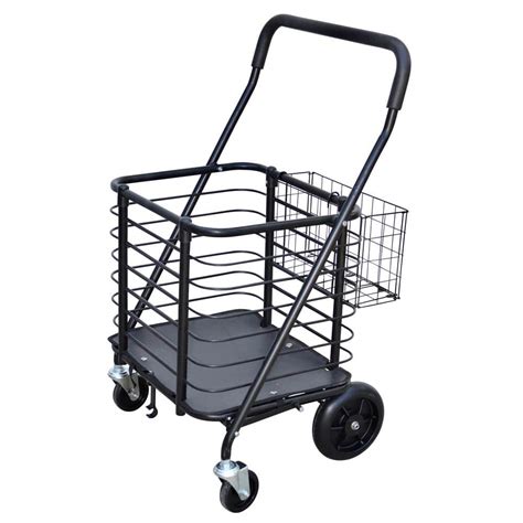 Milwaukee Heavy Duty Steel Shopping Cart With Accessory Basket Sc