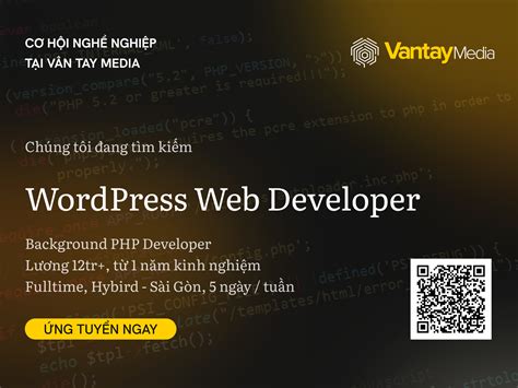 Web Developer PHP WordPress Developer VantayMedia