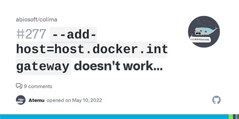 Add Host Host Docker Internal Host Gateway Doesn T Work Like It