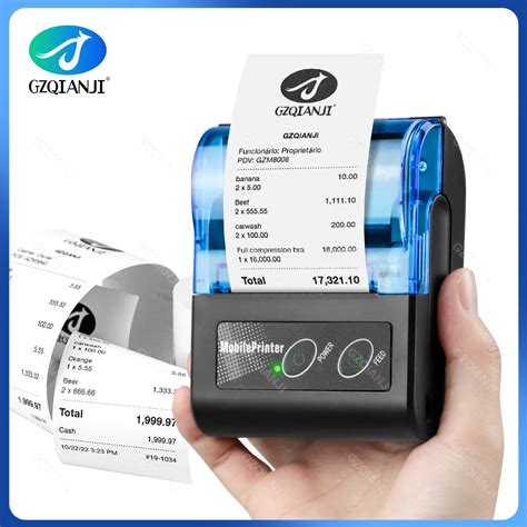 Fabricante De Recibos T Rmicos Port Til M Vel Impressora Bluetooth Sem