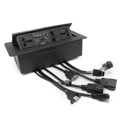 Buy Conference Table Connectivity Power And Data Box Hdmi Vga Rj45 Usb 3