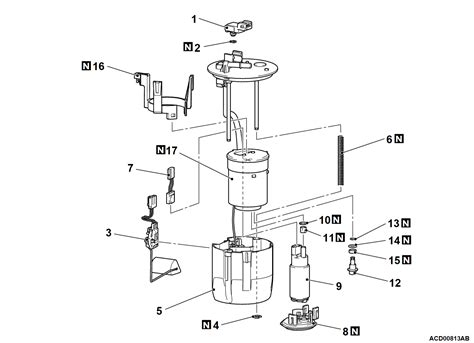 13c Fuel Pump Module Disassembly And Assembly