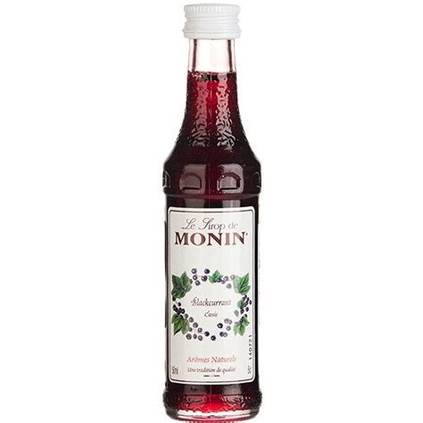 Monin Blackcurrant Syrup 50 Ml Sirupai Tea And Coffee E Boutiquie