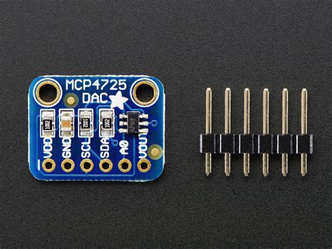adafruit mcp4725 conversor digital analógico 12 bit interface i2c