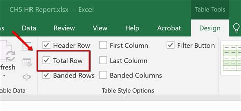 chapter 9 table creation ms excel bootcamp