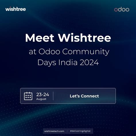 Wishtree Technologies On Linkedin Odoocommunitydays Erp Odoohashtag Modernerp Networking