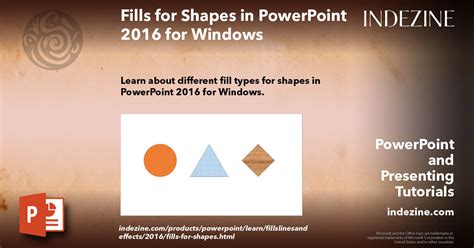 Fills For Shapes In PowerPoint For Windows