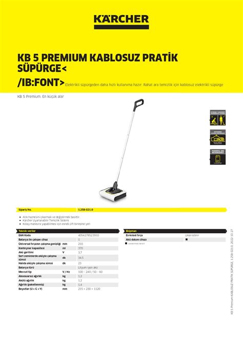 Karcher Kb 5 Premium Süpürge Fiyatı - Taksit Seçenekleri