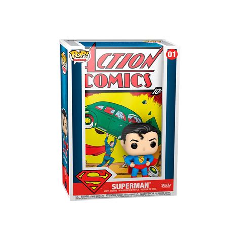 DC Comics POP Comic Cover Vinyl Figure Superman Action Comic Cm