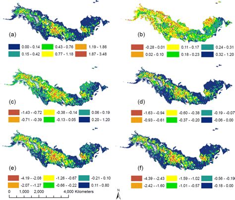 Spatial Pattern Of C Sequestration And Emission Accumulated For