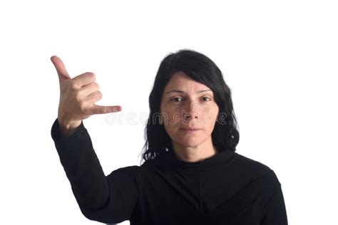 Female Sex Sign Woman Hand On White Background Stock Photo Image Of Single Icon